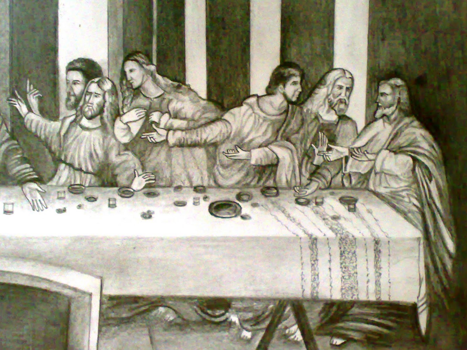 Pencil Sketching: The Last Supper