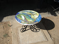 Mexican Furniture: Painted Mermaid Coffee Table