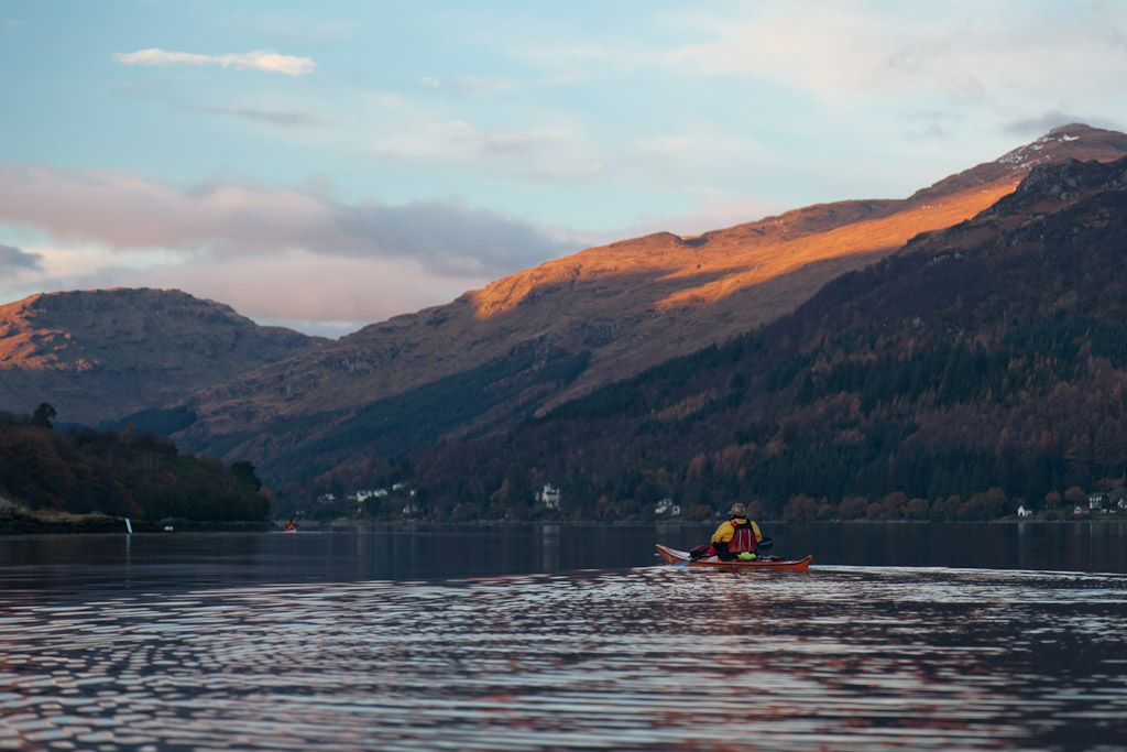 Sea kayaking with seakayakphoto.com: A hall of mirrors in Loch Goil.