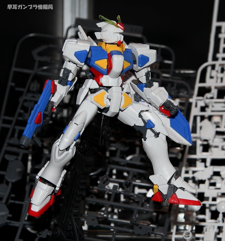 Hi Res Images: HG 1/144 Beginning Gundam, Hi-Nu GPB, F2000 & Bear Acguy ...