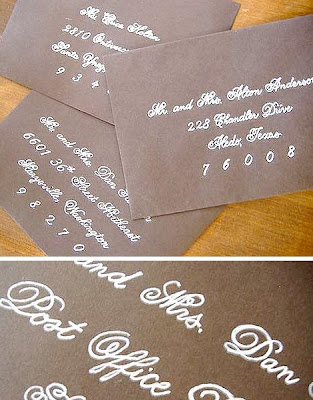 shop friends: Design Sponge DIY: Faux Calligraphy