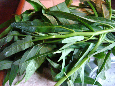 East meets West: Stir-Fried Chinese Water Spinach (Kangkong)