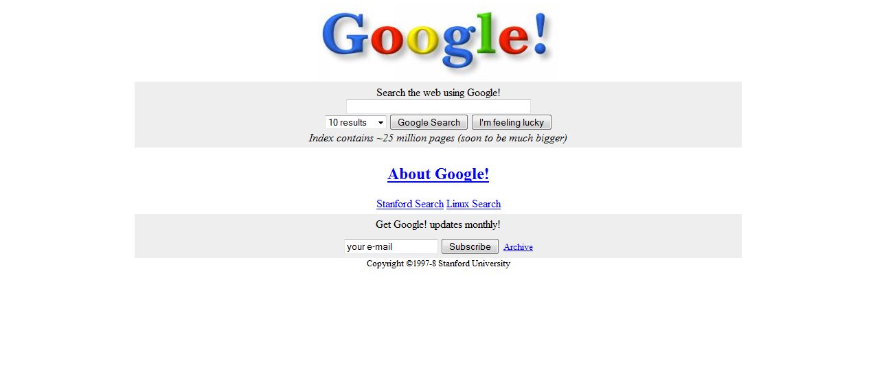 Lloyd Roberson's Design Journal: Evolution of Google 11-23-09