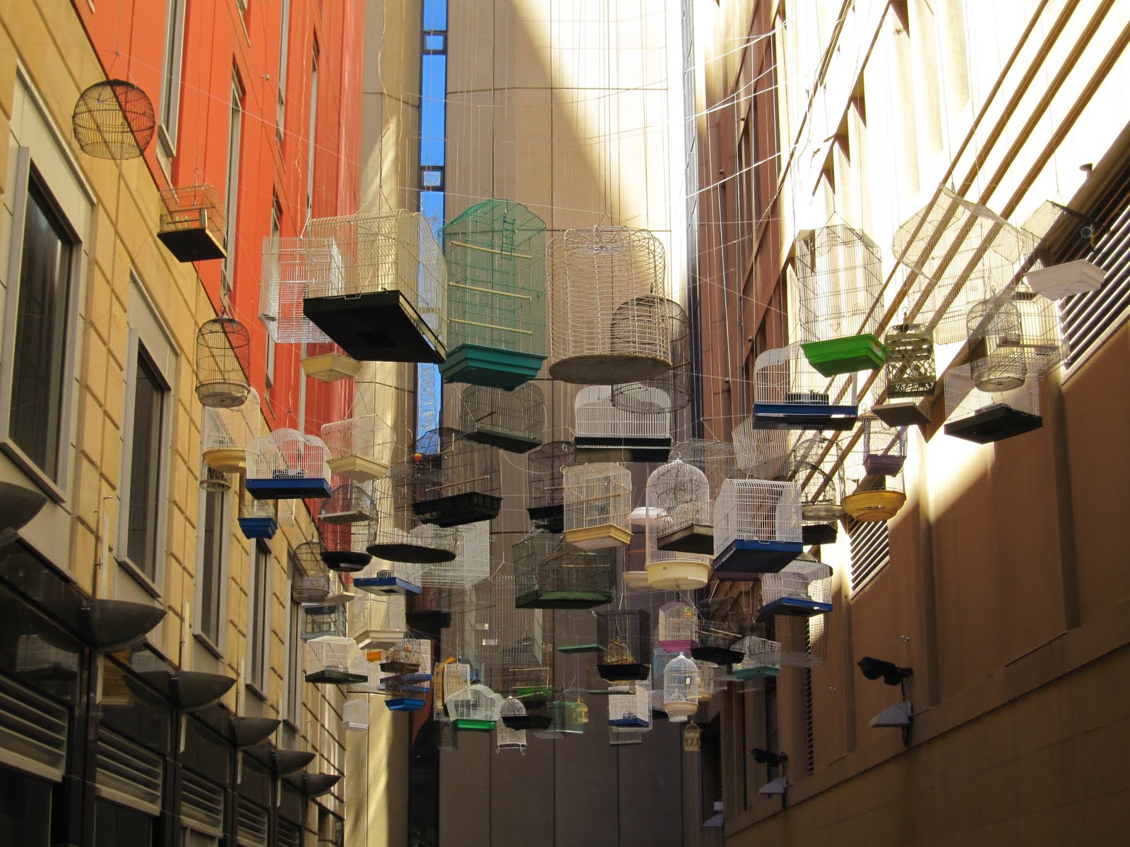 Sydney - City and Suburbs: Angel Place, laneway art
