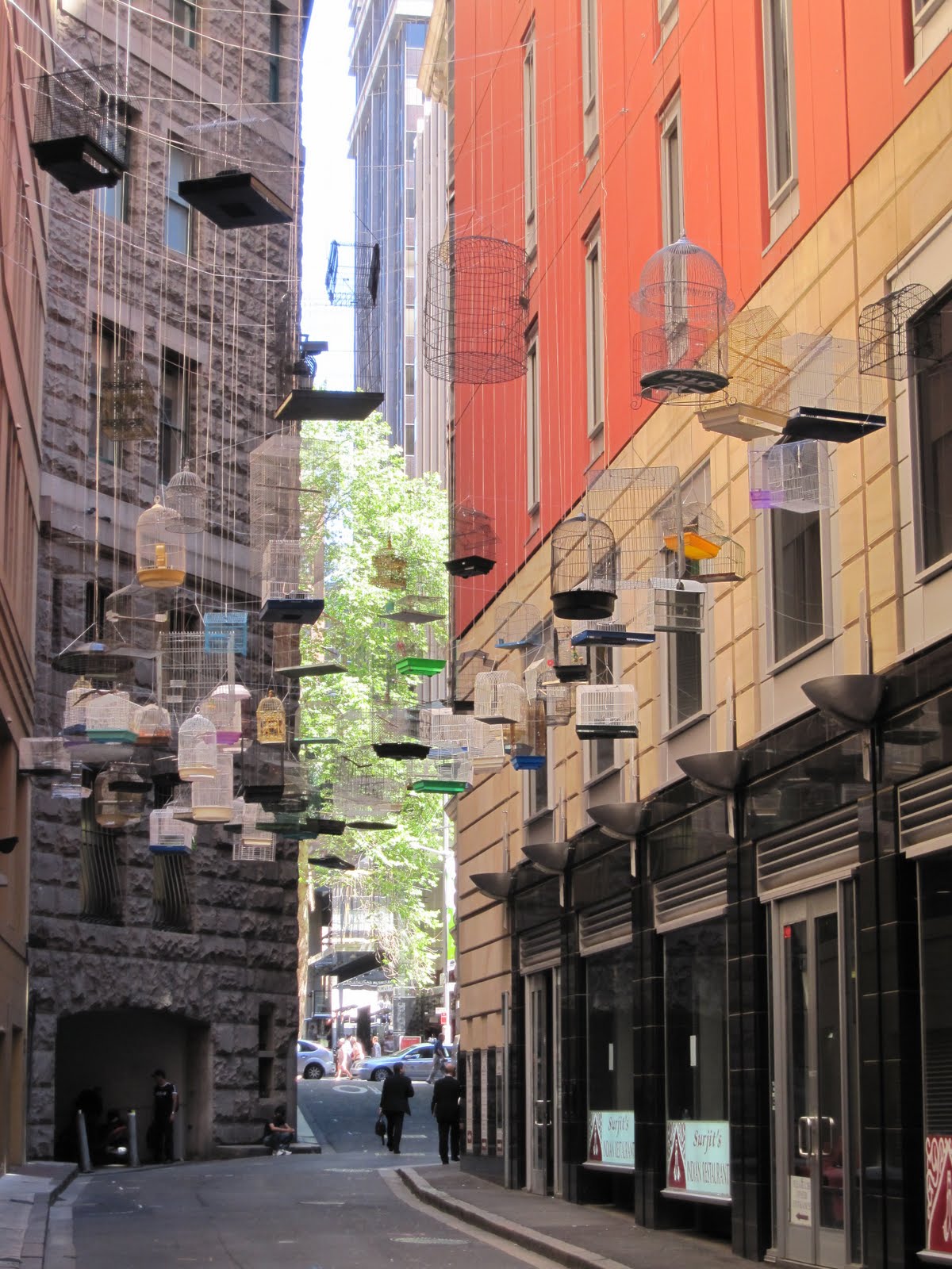 Sydney - City and Suburbs: Angel Place, laneway art