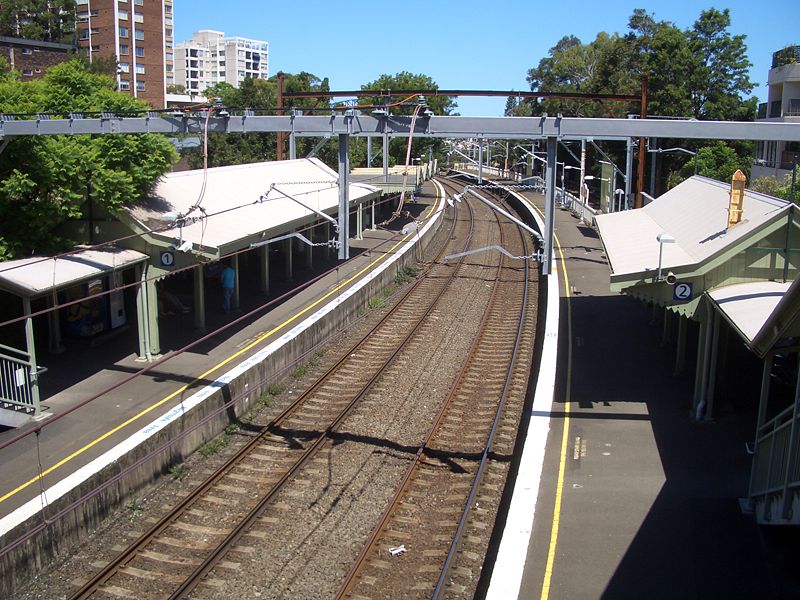 Sydney - City and Suburbs: Waverton, railway station