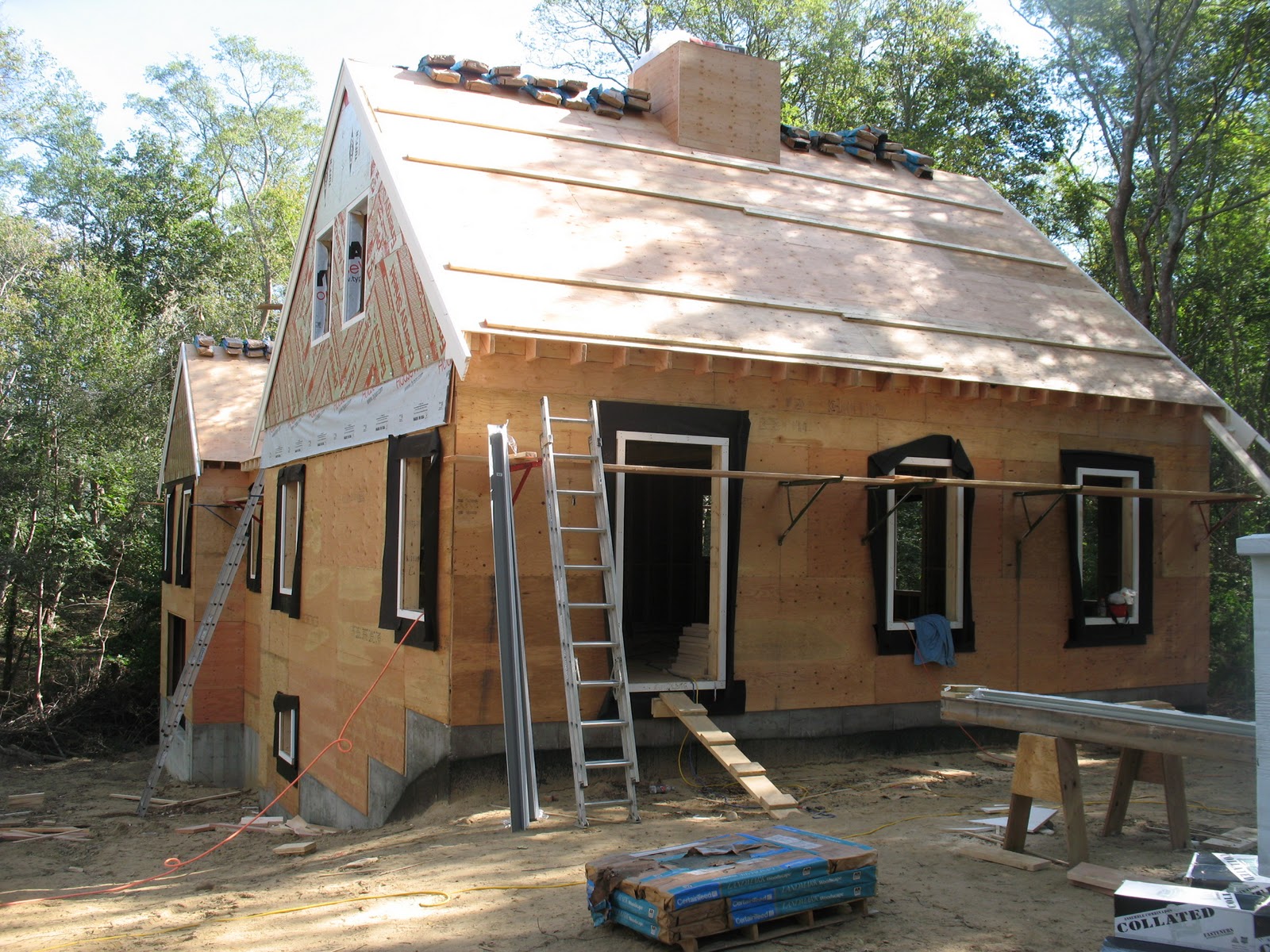 The Brady Residence: Roof Framing