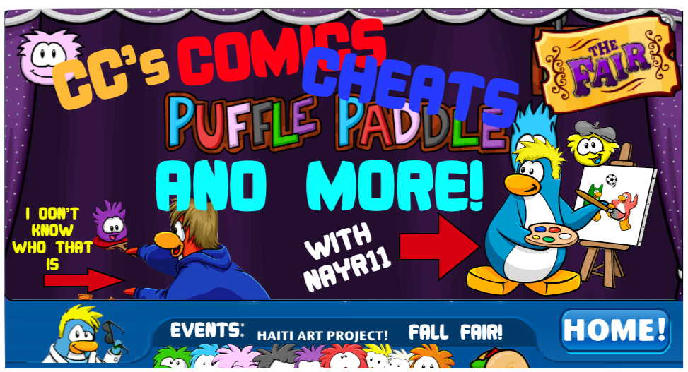 Nayr11's Club Penguin Comedy!: Past Headers