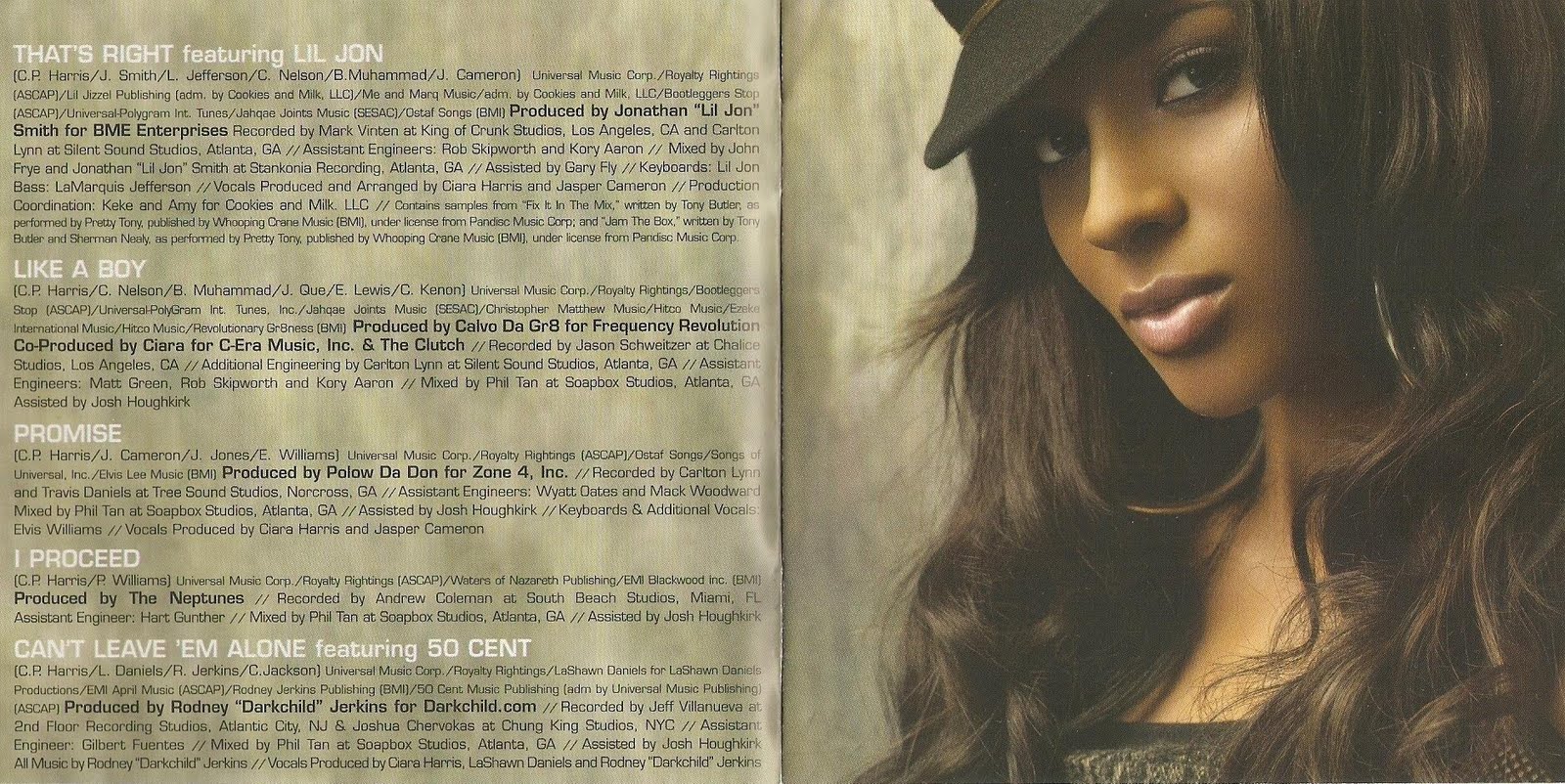 Encarte: Ciara - The Evolution - Encartes Pop