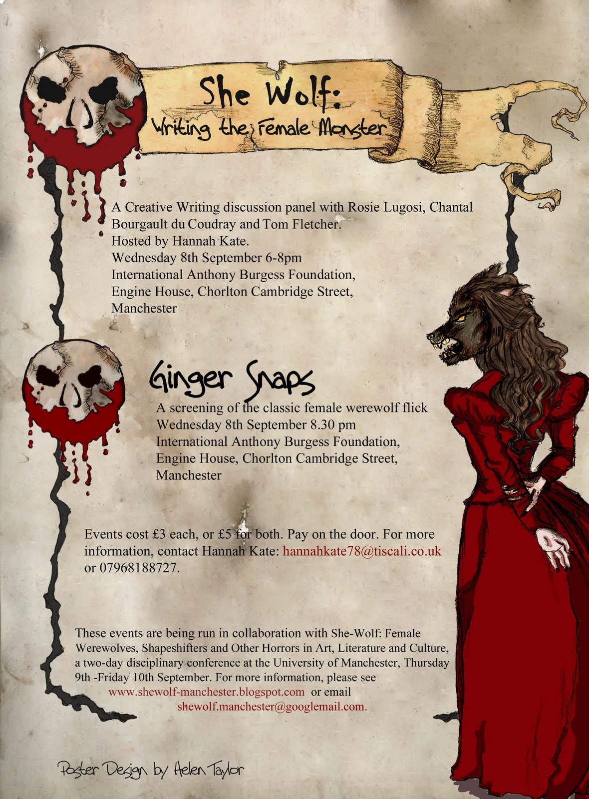 She-Wolf: She-Wolf Fringe Poster