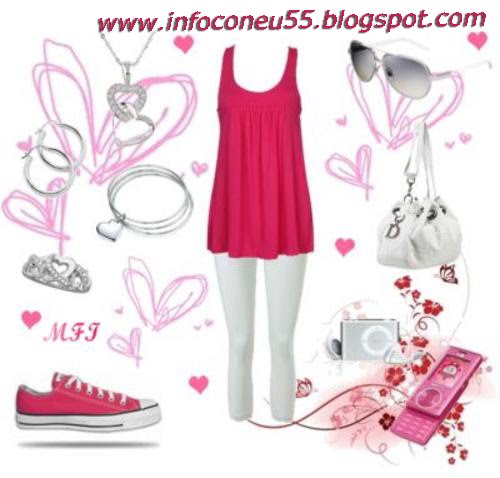 moda: Conjutos de ropa para adolescentes