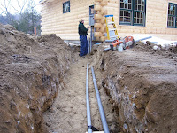 Fern Lake Log Home: Electrical Conduit
