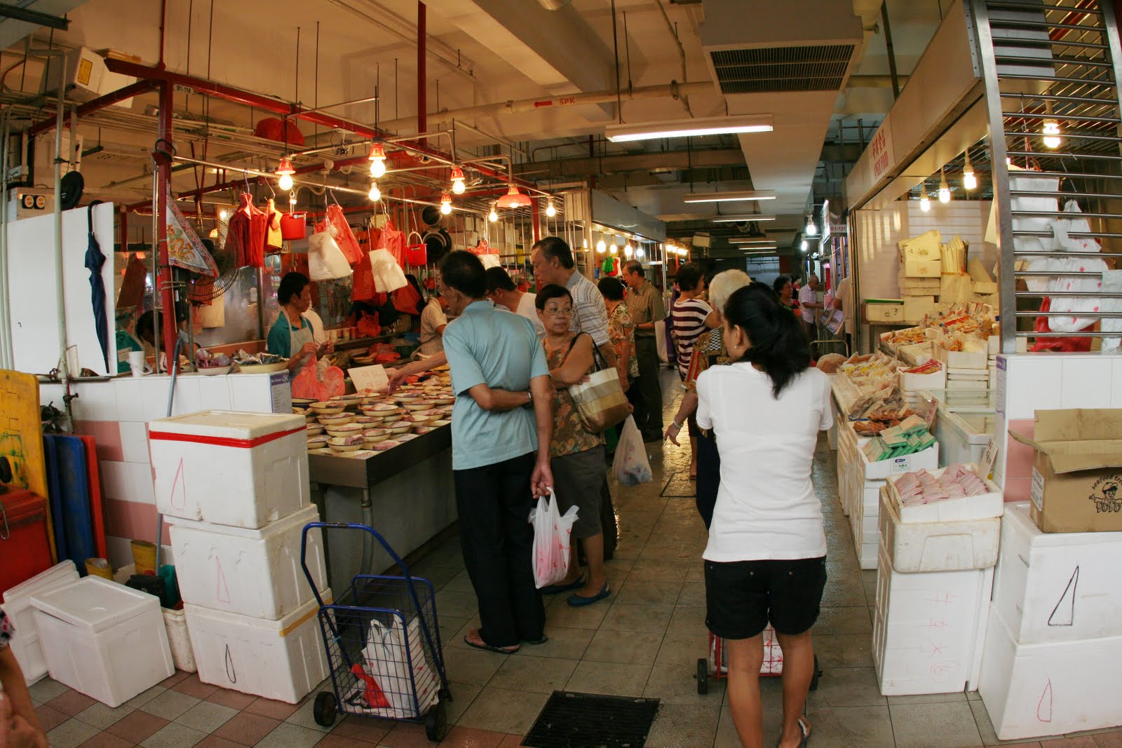 postcards from singapore: chinatown wet market