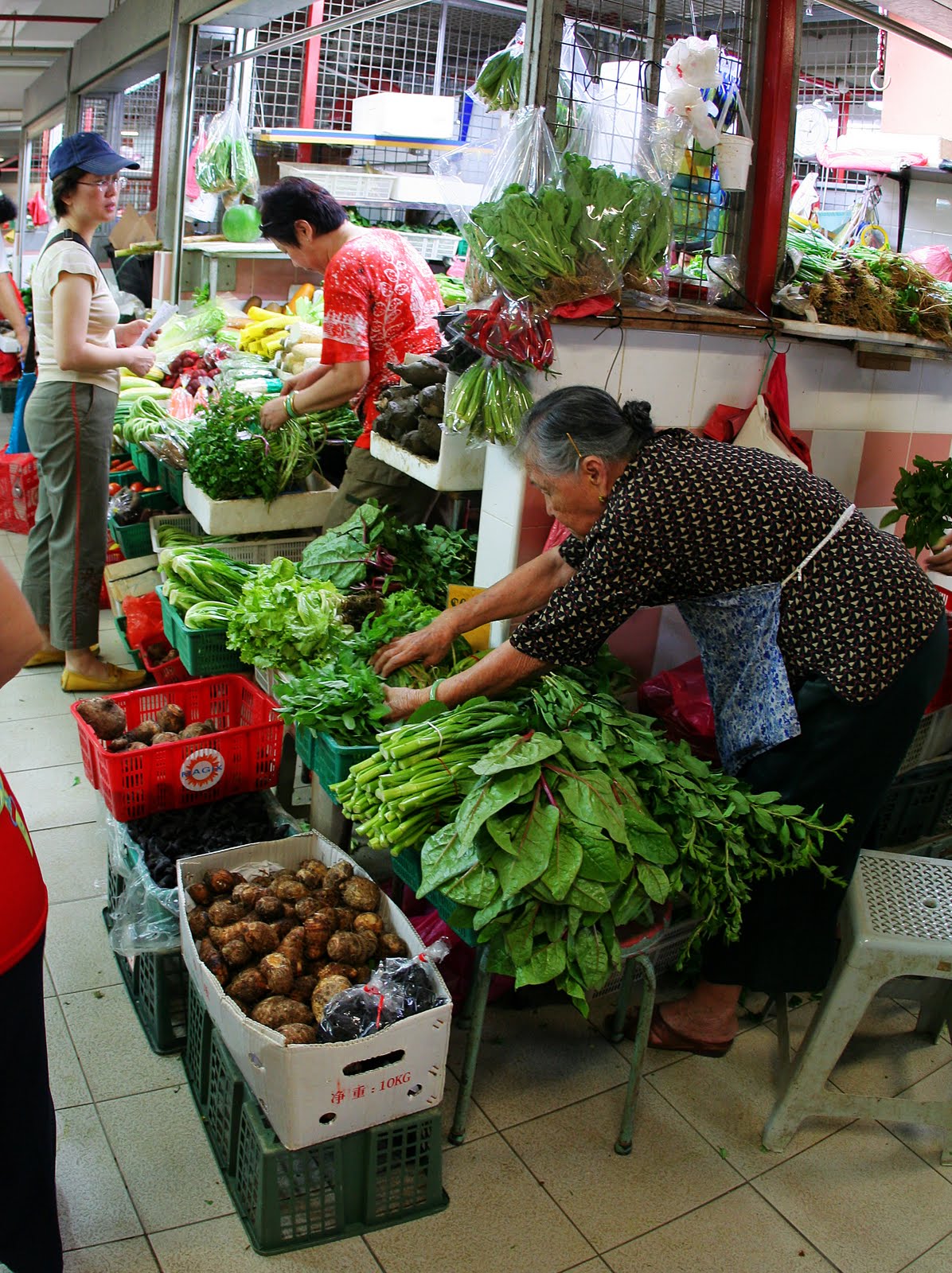 postcards from singapore: chinatown wet market
