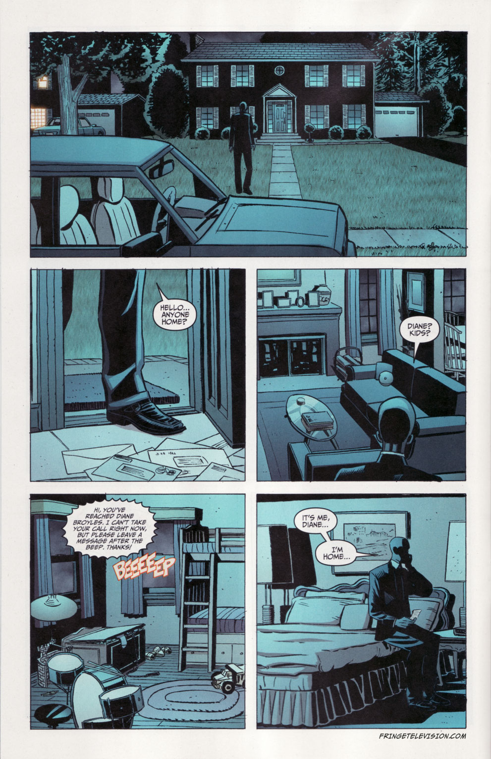 Tales From The Fringe Comic #2 ~ Fringe Television - Fan Site for the ...