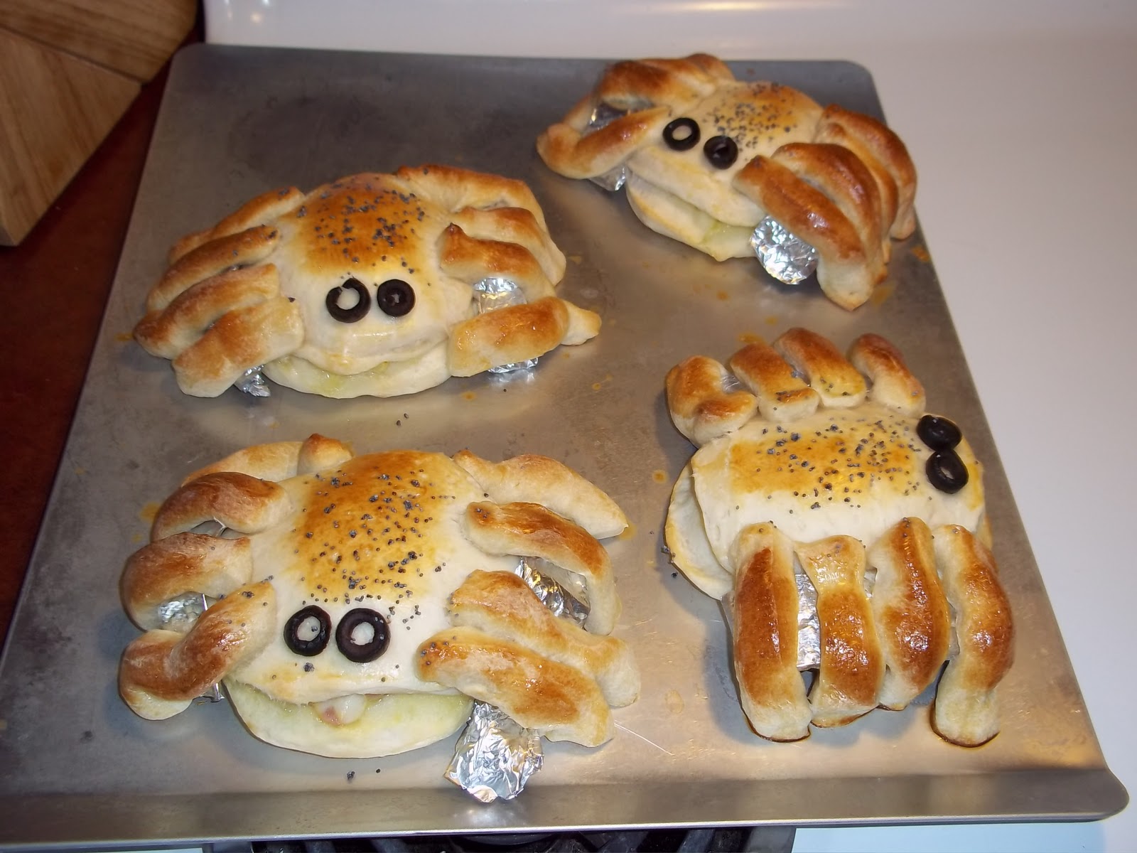 The Daily Smash: Ham and Cheese Spiders