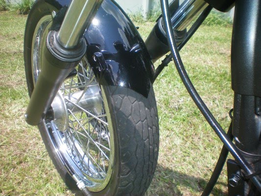 VStar 650: Front fender mod.
