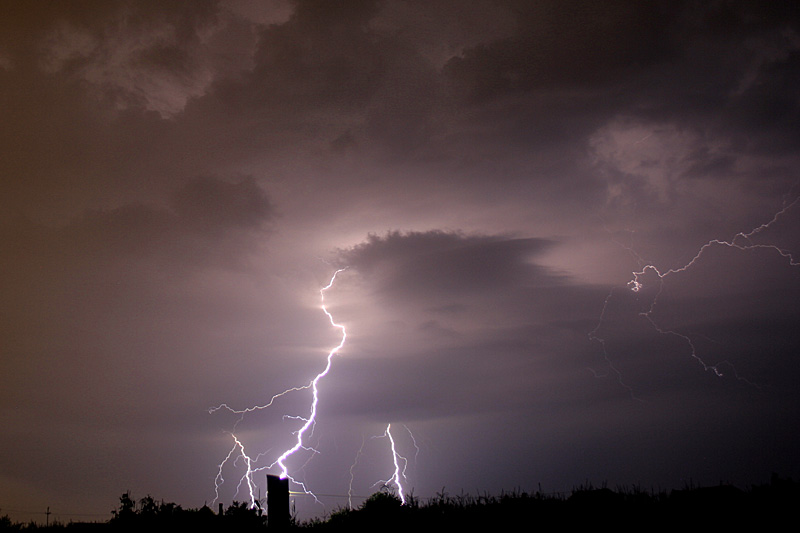 Thunderstorm Photography: Hail and Lightning