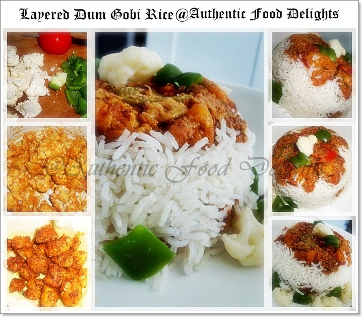 Authentic Food Delights: Layered Dum Gobi Rice