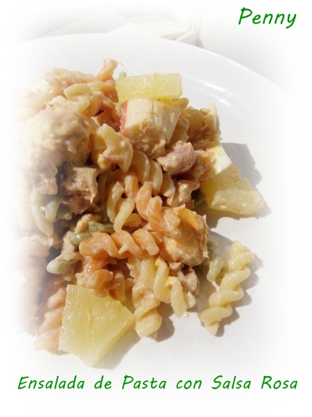 El Rincón de la Mariposa: Ensalada de Pasta con Salsa Rosa
