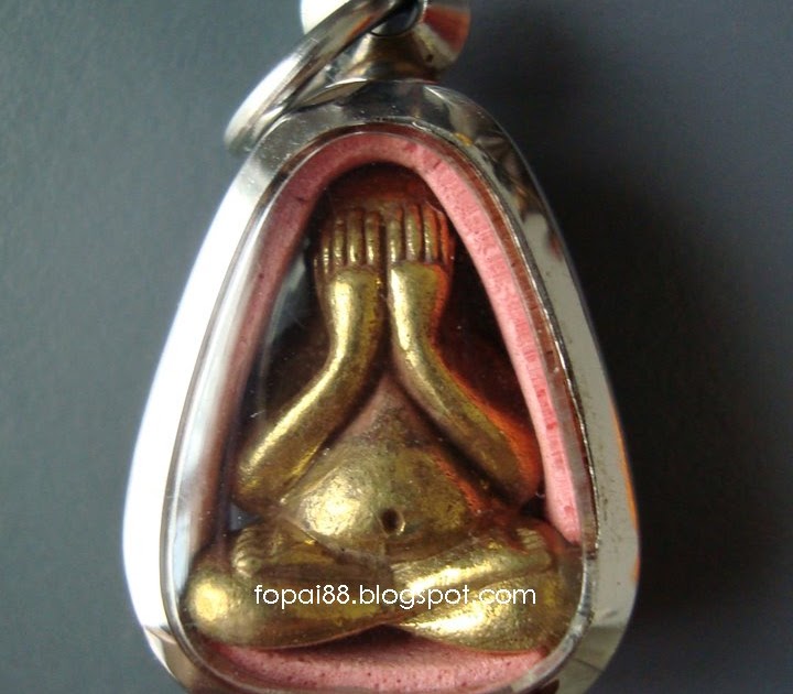 fopai 88～《佛牌拜拜》: 【收藏★56】Achan Tong, Wat Pakor Pidta 阿占通遮面佛