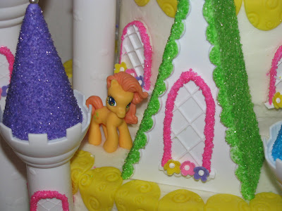 Colony's Cakes: My Little Pony Rainbow Castle Cake