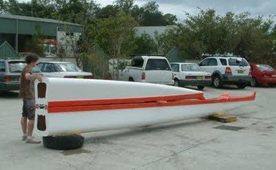 Surfski et Vaa à Huahine: Outrigger Connection - OC6 pliable