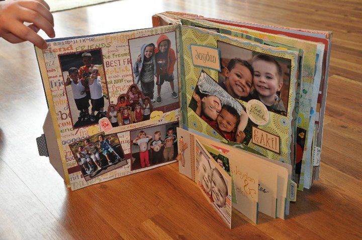 KatieMade(c) handmade custom cards: Handmade Large Paperbag Scrapbook album