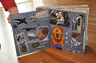 KatieMade(c) handmade custom cards: Handmade Large Paperbag Scrapbook album