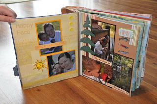 KatieMade(c) handmade custom cards: Handmade Large Paperbag Scrapbook album