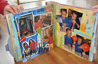 KatieMade(c) handmade custom cards: Handmade Large Paperbag Scrapbook album