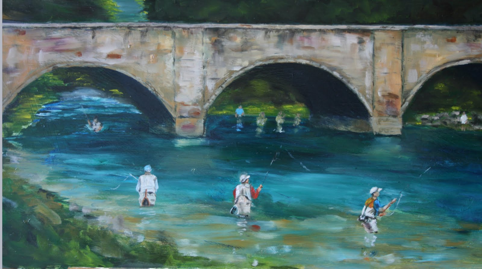 Lynn Lancaster Fine Art: Bennett Springs Bridge