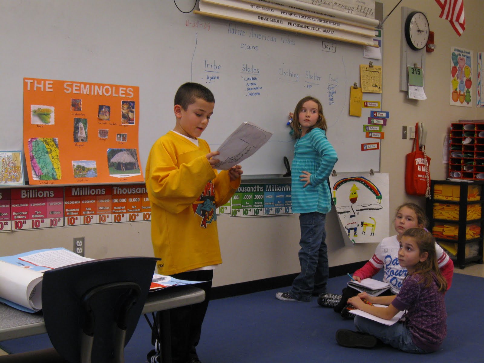 Woodville School's Blog: Studying About Native American Tribes