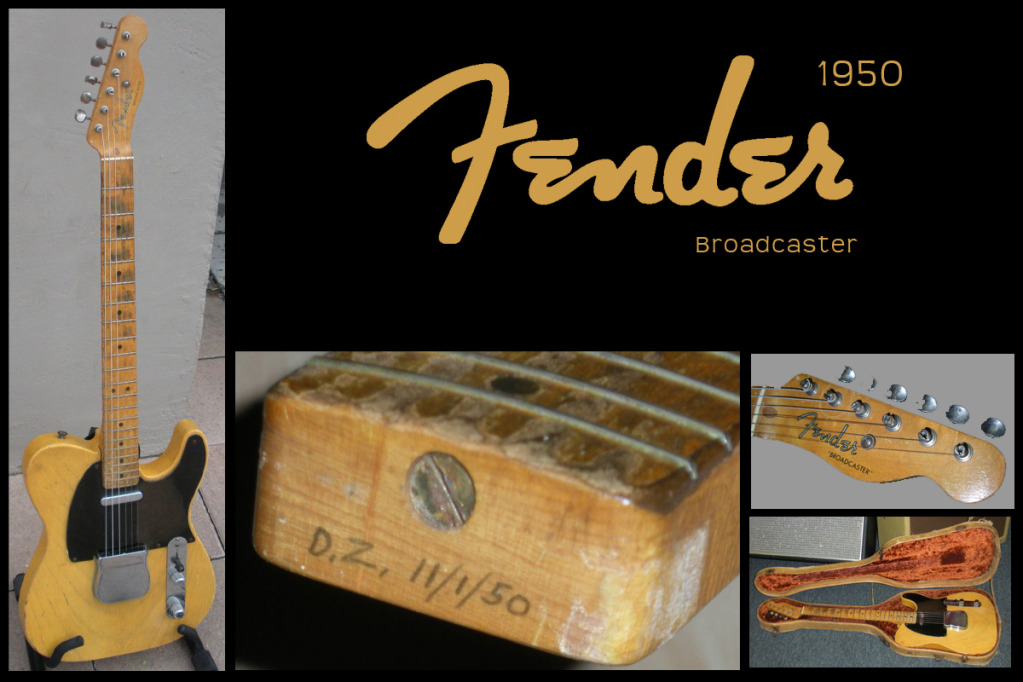 The Guitar Column: Leon McAuliffe 1950 Fender Broadcaster on eBay!