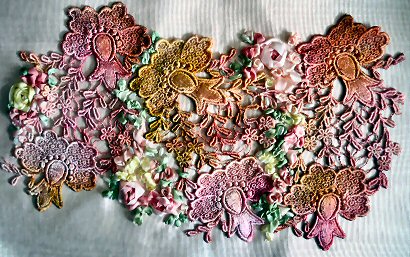 ribbonsmyth: Dyed Motif and Silk Ribbon Embroidery