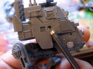 Magnetizing the new Imperial Guard Sentinel Weapons