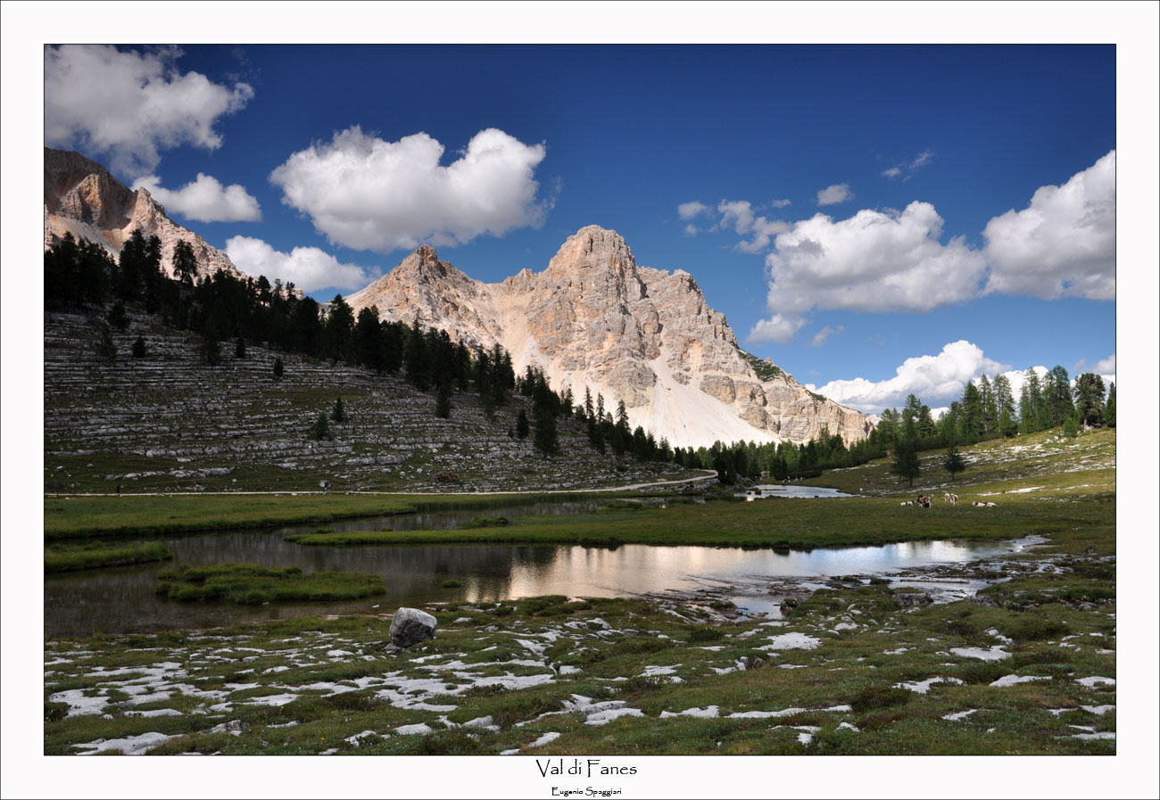 Enrosadira: Alpe di Fanes - L' Gran Plan