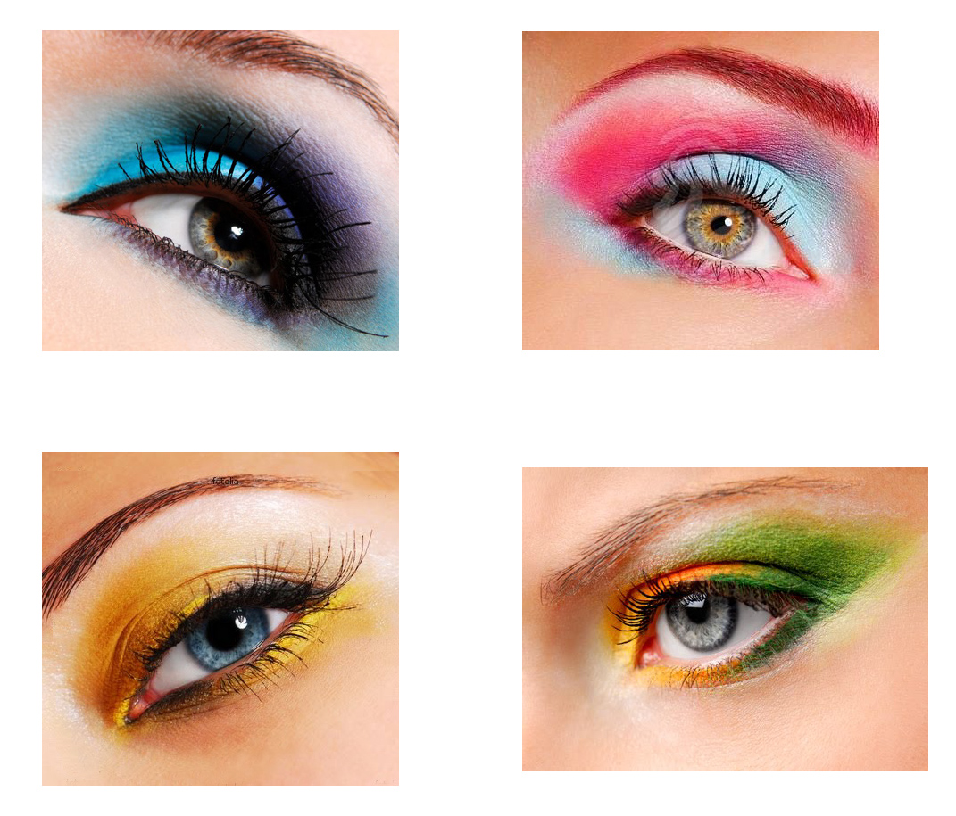 Blog da Xandeca...: Maquiagem colorida...