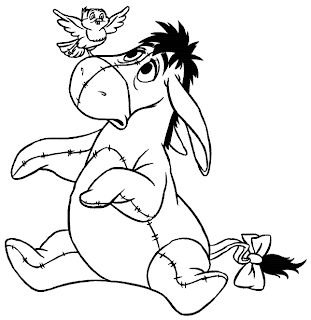 El burro Igor para colorear e imprimir - Imagui