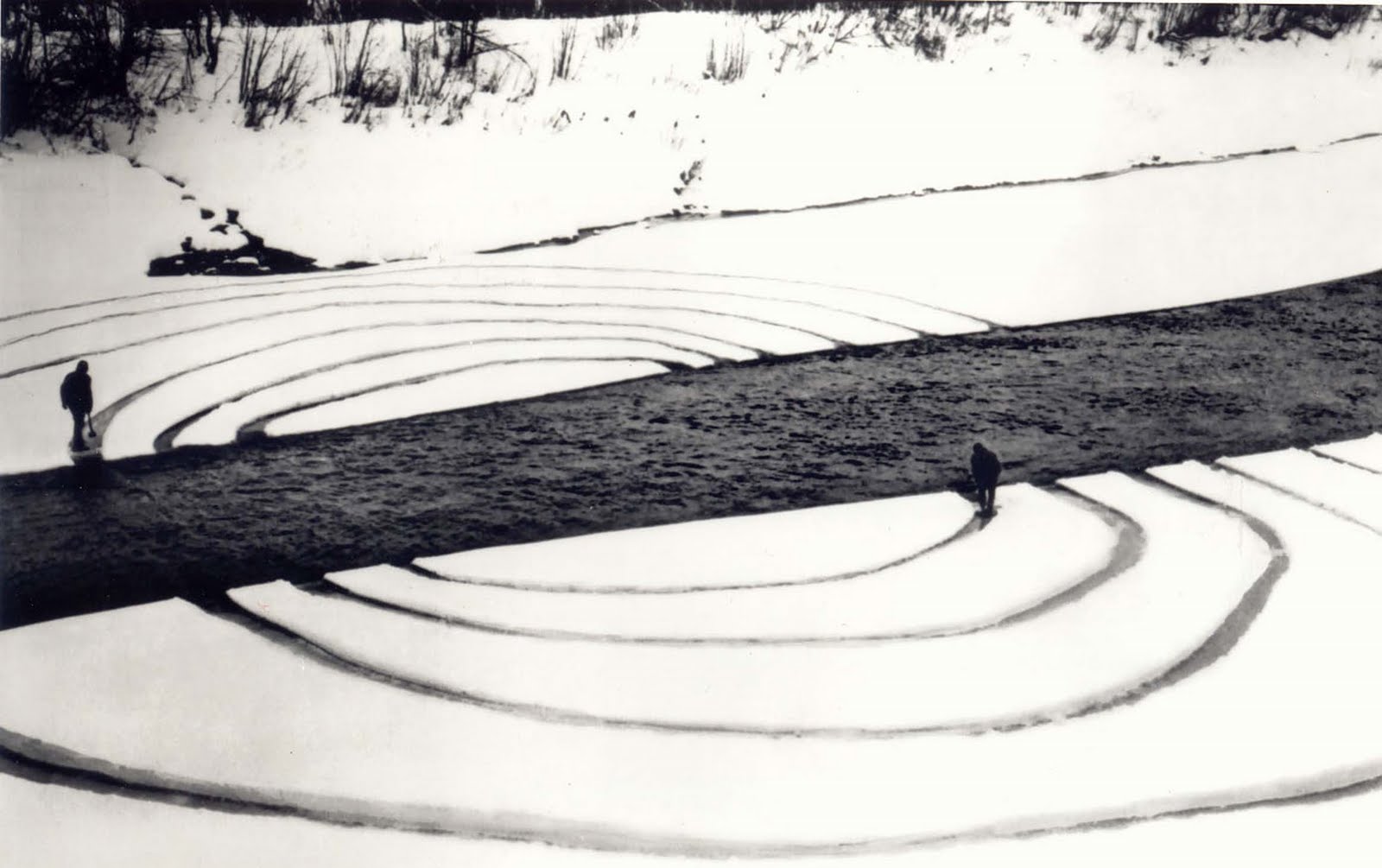 Land Art: Annual Rings, Dennis Oppenheim - by Mark