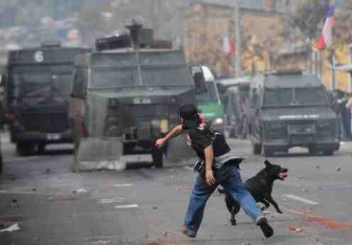 angry news from around the world: Chile - Riots and arrests on the ...