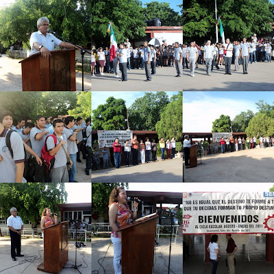 GRACIAS A LA VIDA: CBTis 45 Inauguración Ciclo ago10-ene11