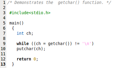 C Guide: C CONSOLE I/O