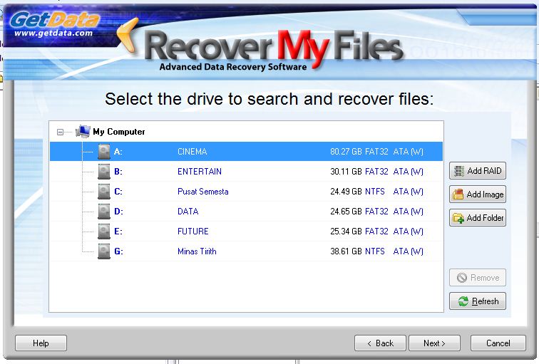 Recover My Files (Portable) - Mengembailkan Data yang Terhapus | fariable