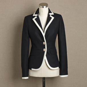 Modestly Modern: Look for Less - Piped Blazer
