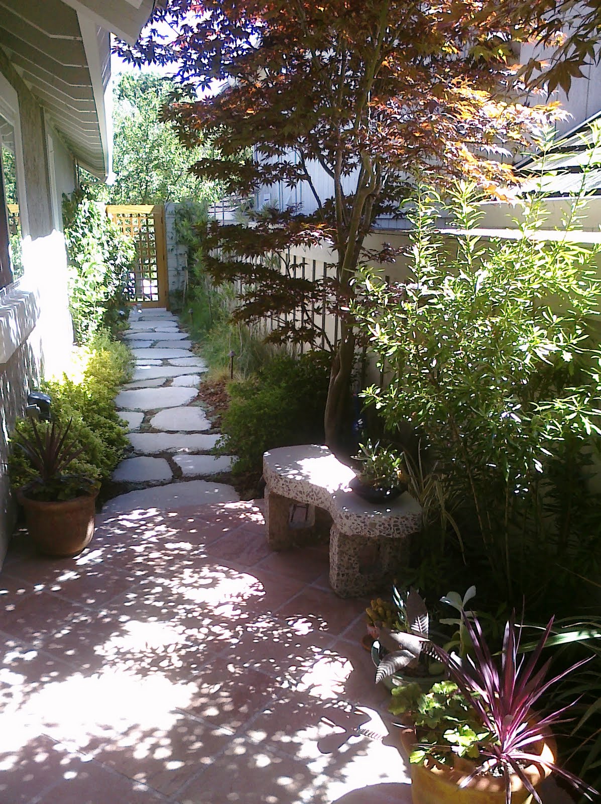 Plant Native Designs: Urbanite Path and Cut-Stone Patio Entrance ...