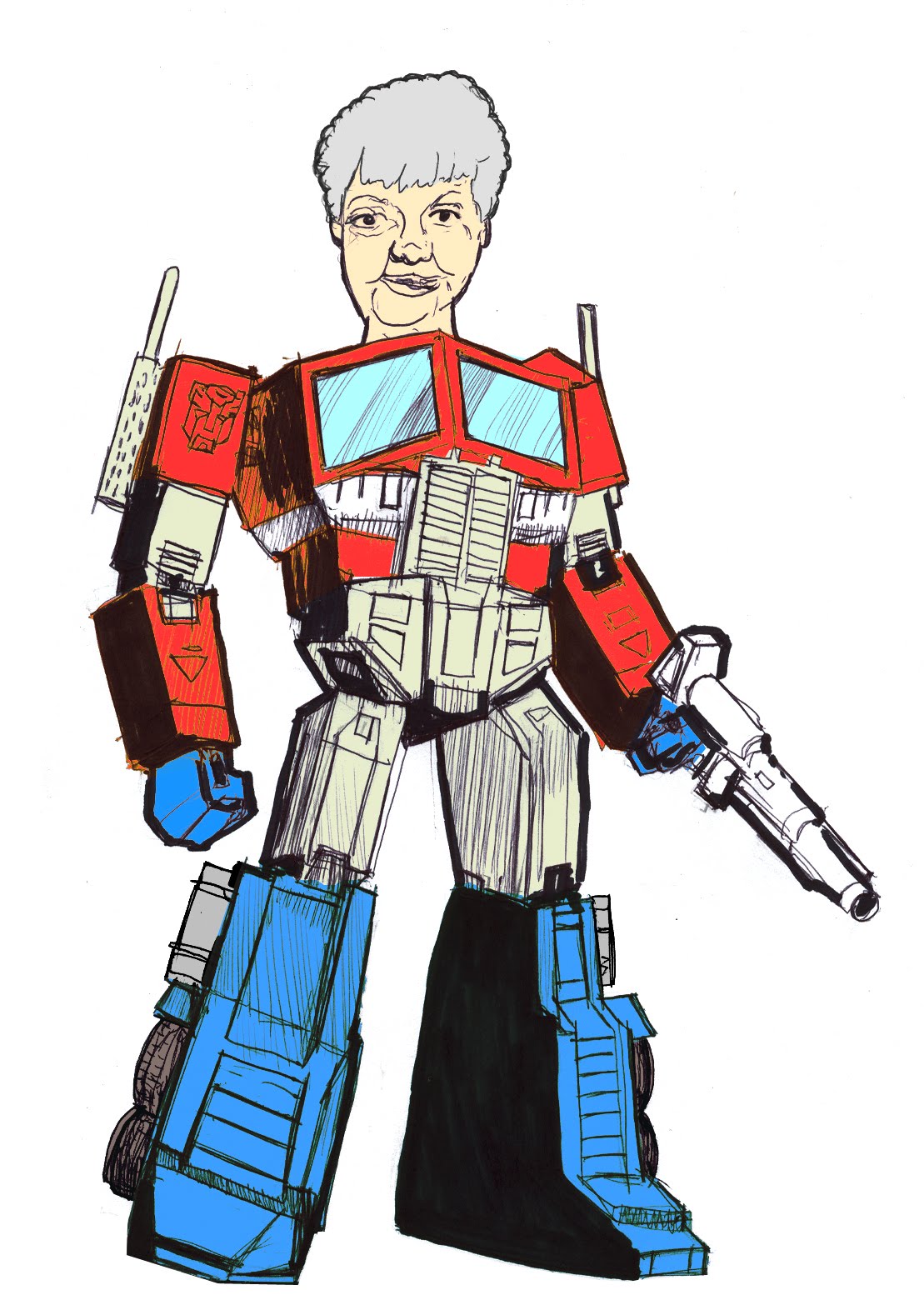 People I Know: Jessica Fletcher Week: A Drawing By Geoff!