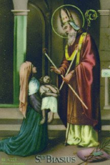 Feast of St. Blaise and the Blessing of the Throats