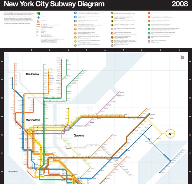 Landscape+Urbanism: Mapping Evolution: NY Subway Map