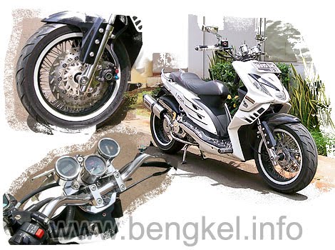 Otomotif: Modifikasi Honda Beat...............Si Putih Yang Manis